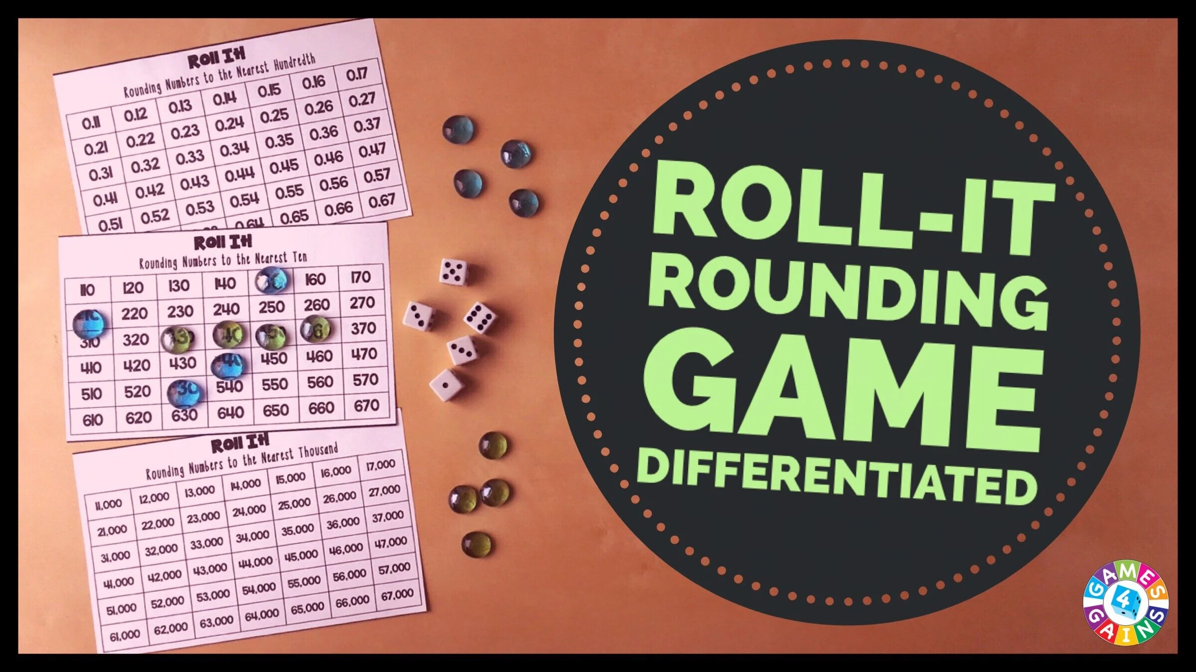 Roll It Rounding Game Games 4 Gains