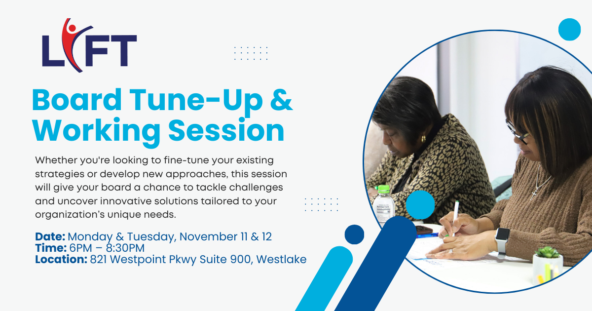 Board Tune-Up and Working Session — Building Hope in the City - Cleveland
