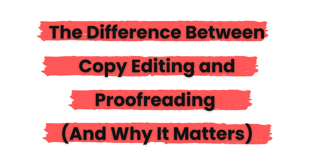 Professional Copy Editing Services for Fiction Authors | Manuscript ...