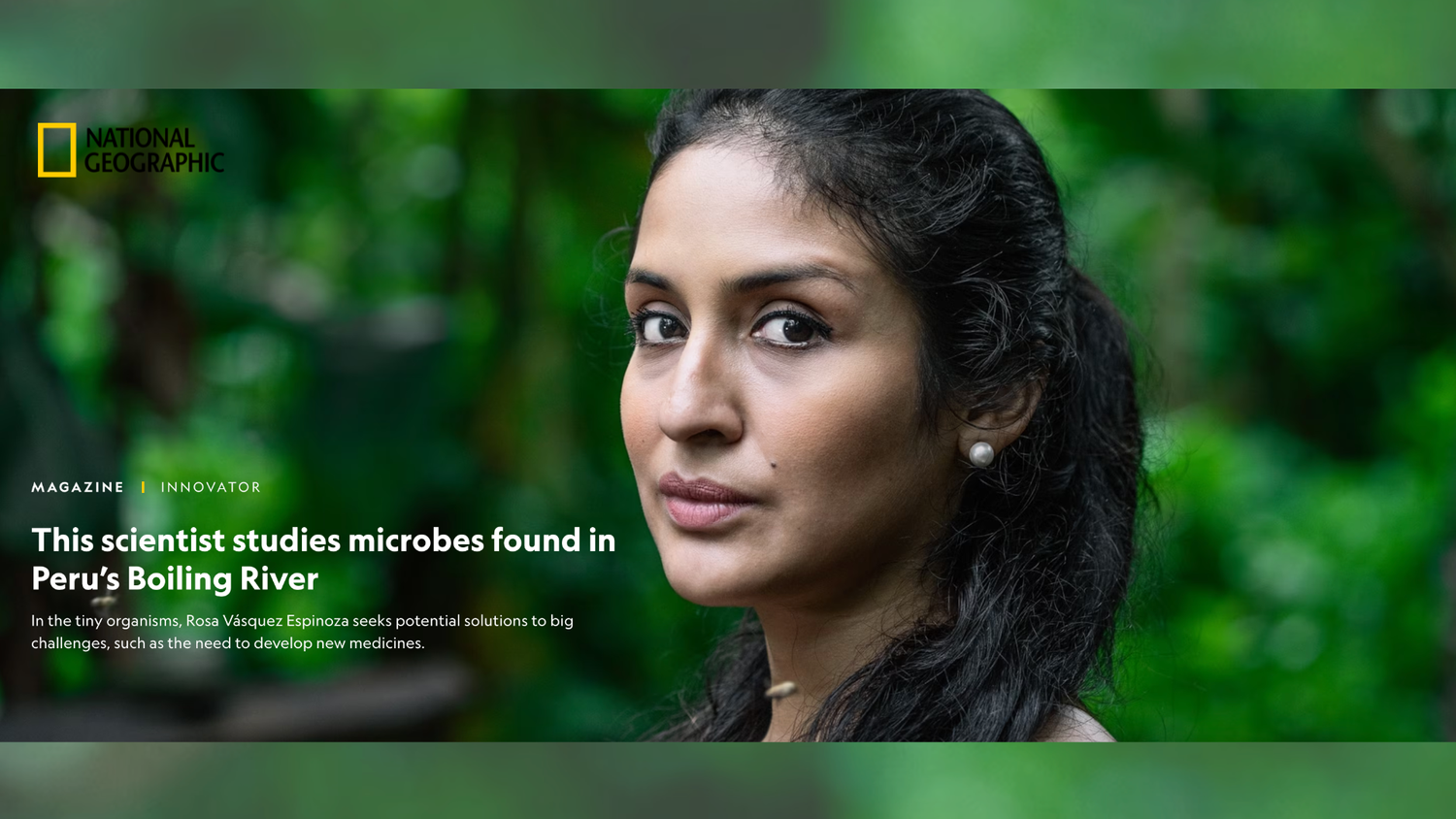 Dr. Rosa Vásquez Espinoza – Amazon Explorer, Scientist & Conservation ...