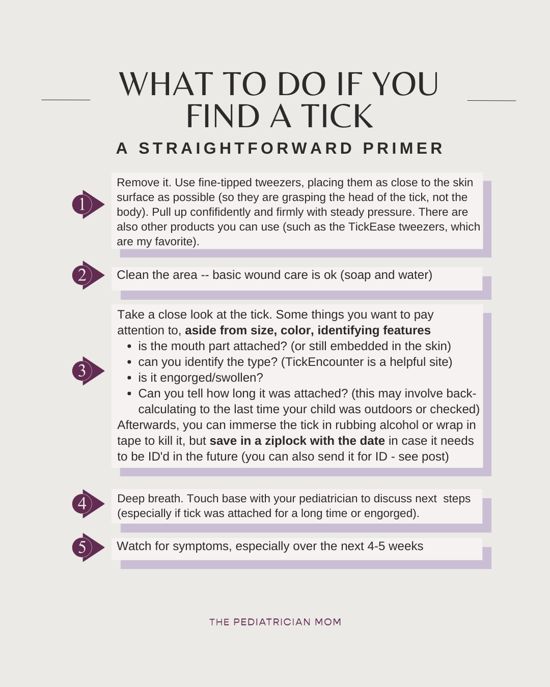 Ticks in kids: practical answers to your questions — THE PEDIATRICIAN MOM