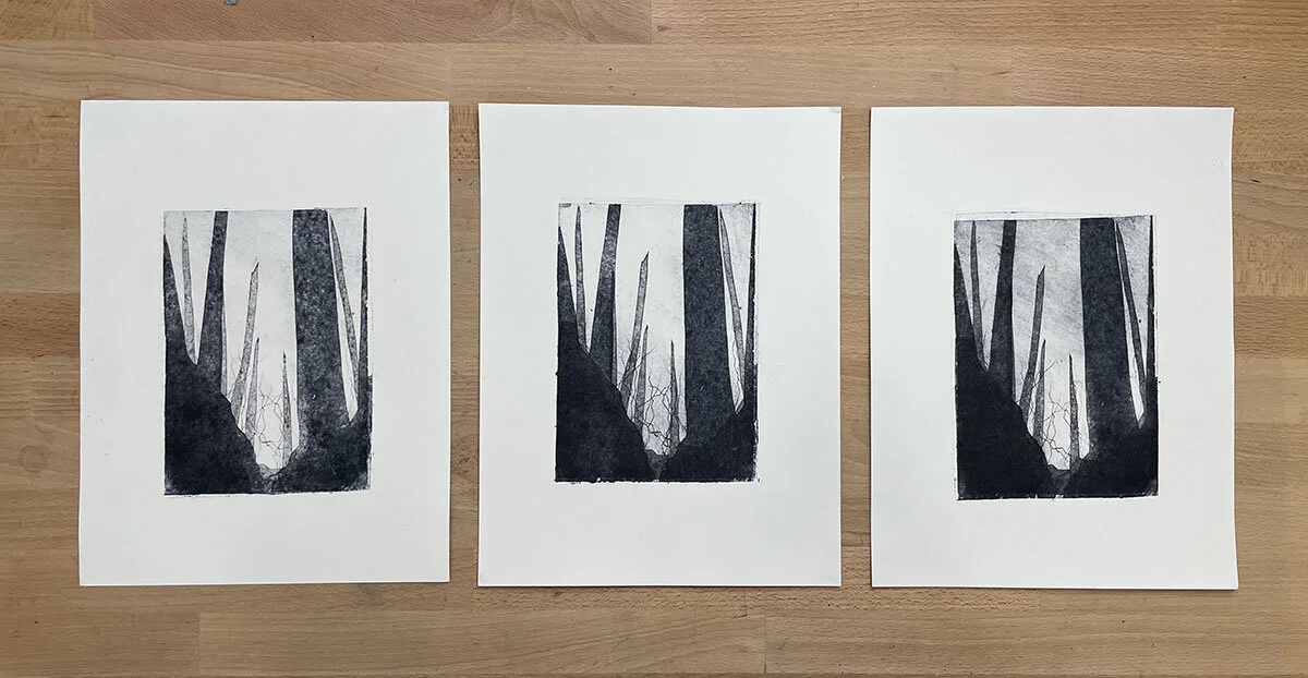 Collograph and Monotype Prints — Caryn Vainio