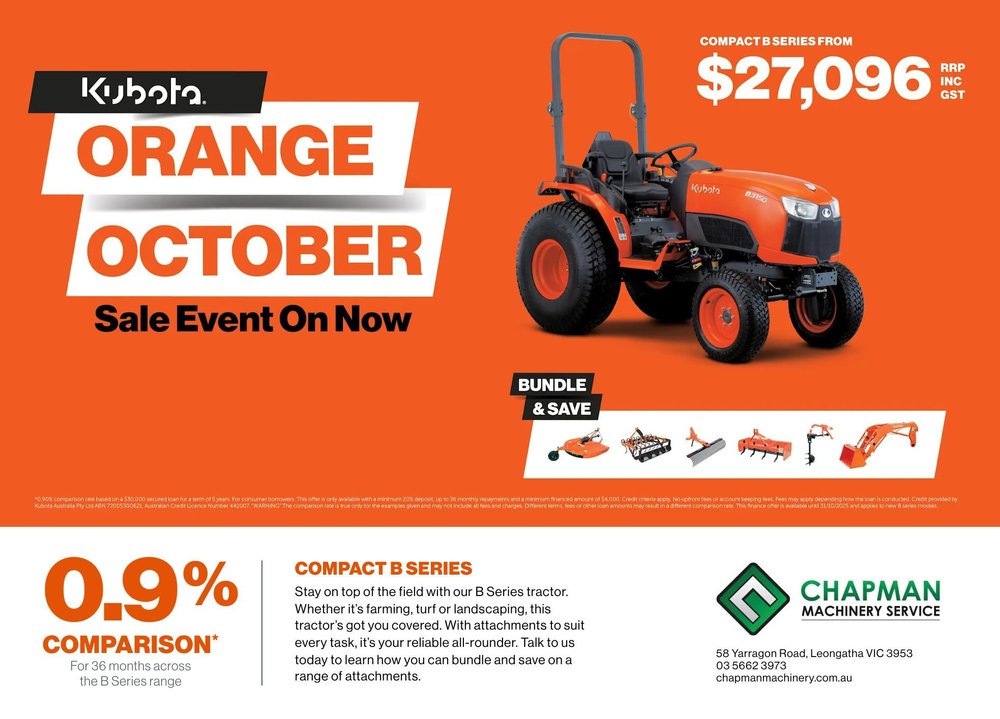 Chapman Machinery Service P/L - FENDT - MASSEY FERGUSON - KUBOTA ...