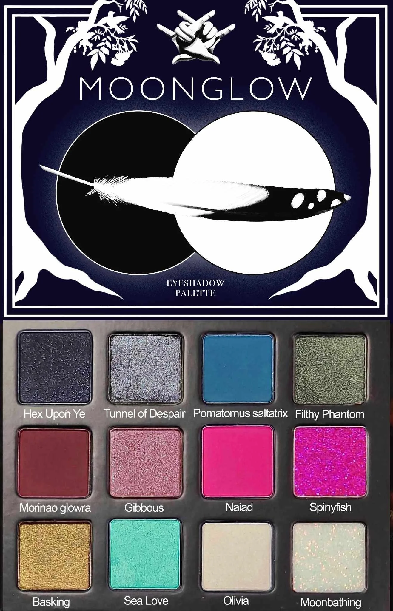 Gothic Witch Eyeshadow Palette - MOONGLOW — samantha rei