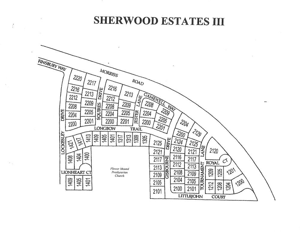 Map — HOA for Sherwood Estates III