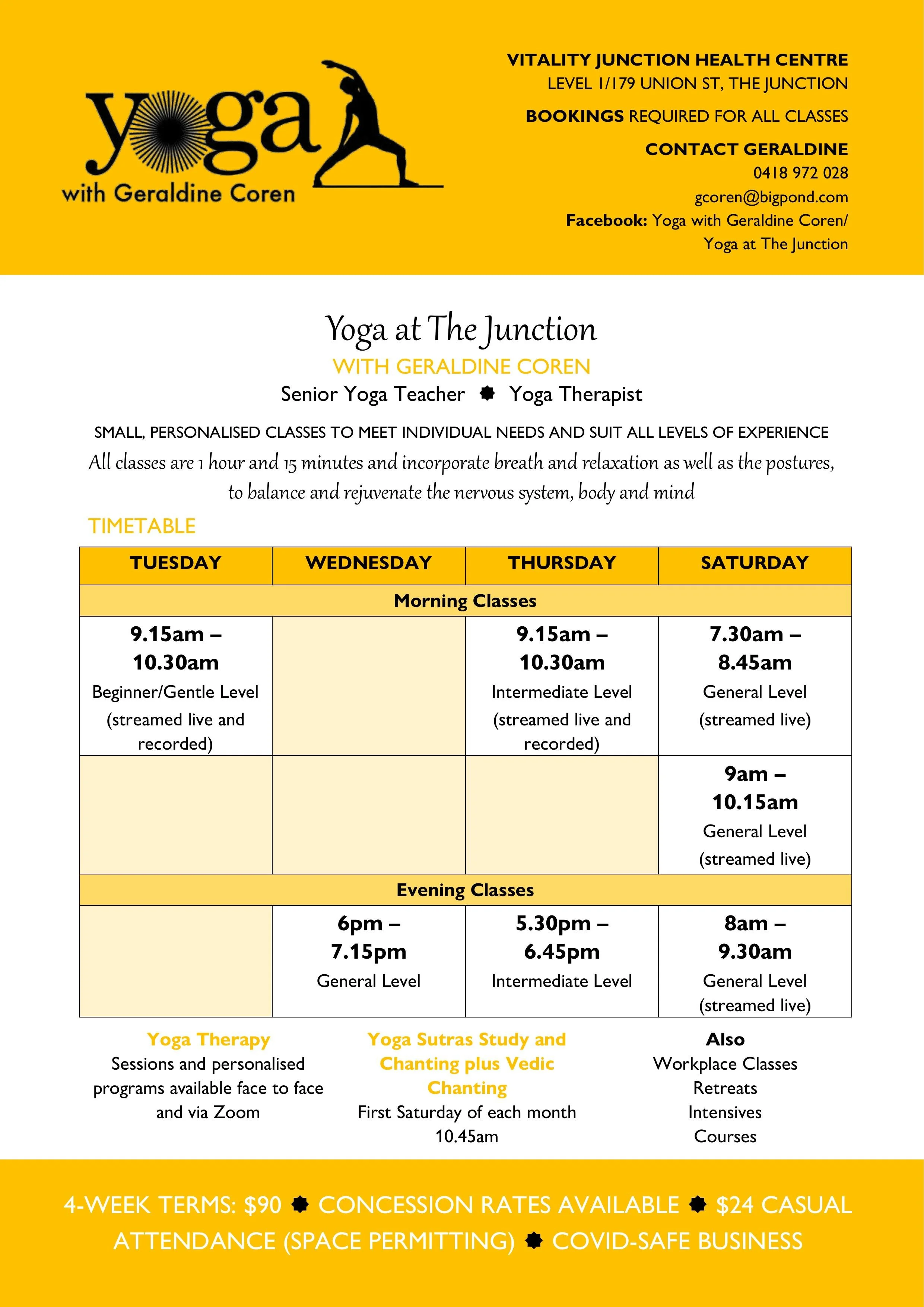 Yoga — Vitality Junction