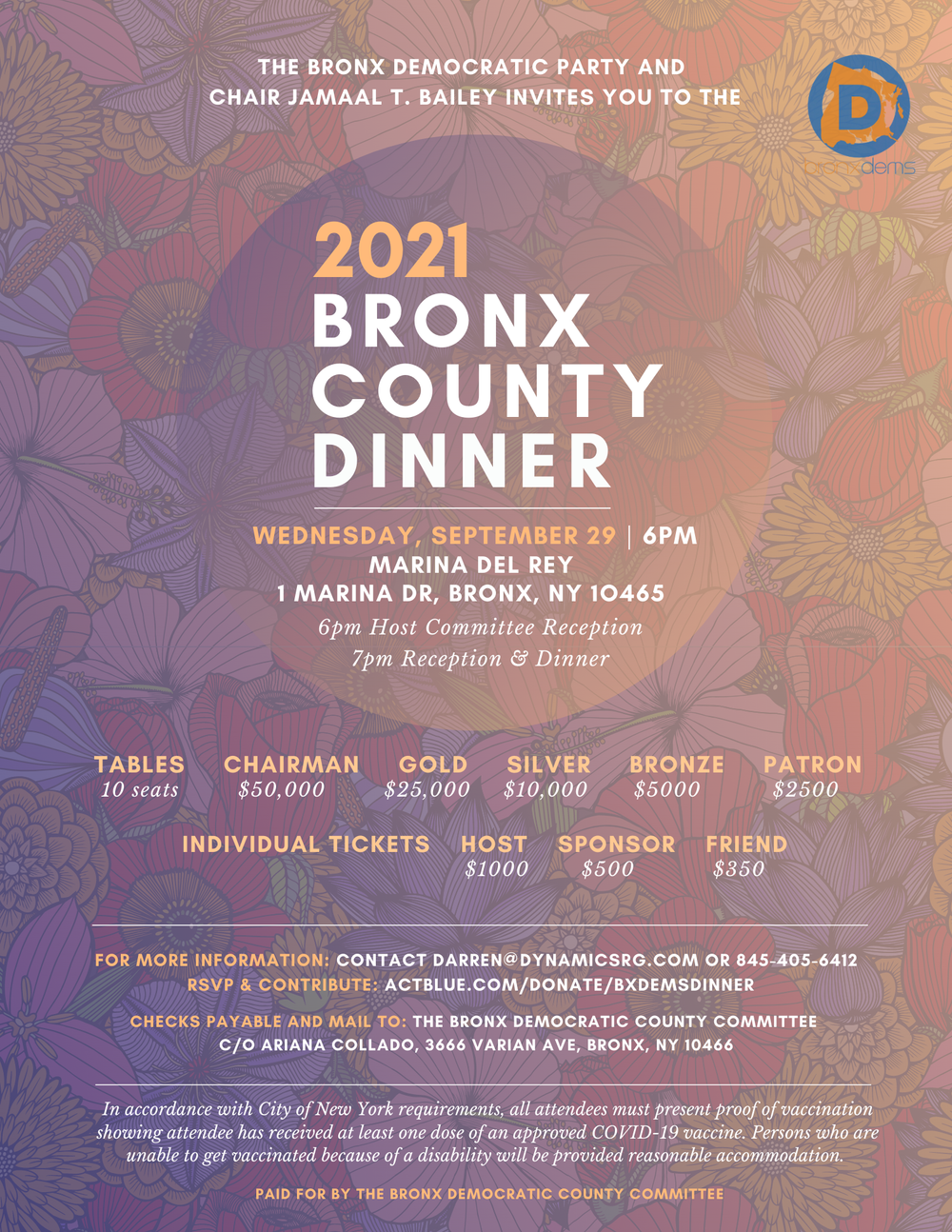 Annual Dinner Gala — Bronx Dems
