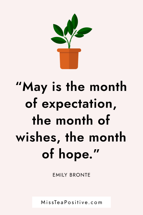 18 Beautiful May Quotes for a Positive Outlook — Miss Tea Positive