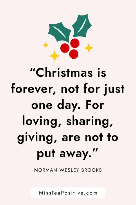 70 Inspirational Christmas Quotes and Wishes — Miss Tea Positive