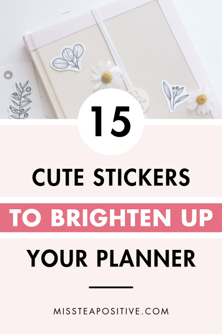 15 Cute Planner Stickers You Can Find On Amazon — Miss Tea Positive