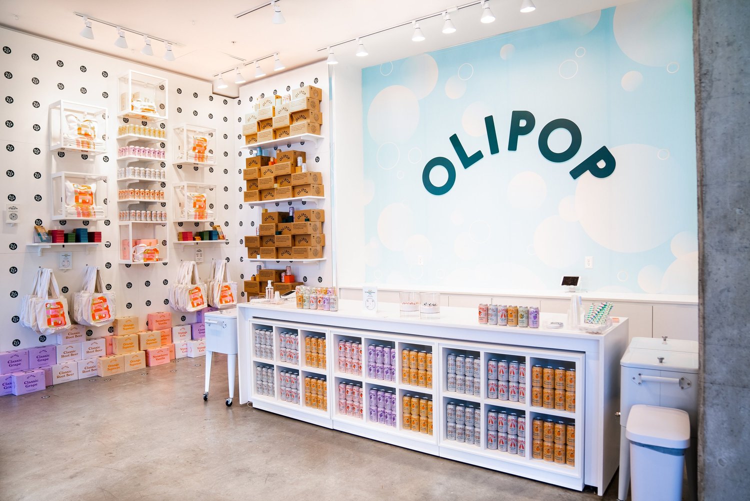 Olipop opens May 7th — TENSPACE® Experiential Retail