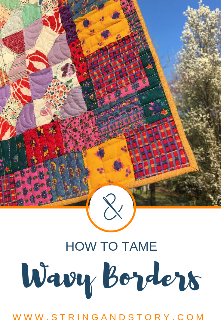 How to Quilt Wavy Borders — String & Story