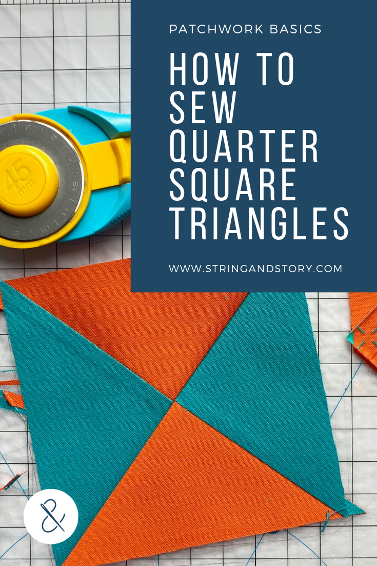 How to Make Quarter Square Triangles — String & Story