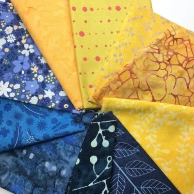 How to Choose Fabrics for a Two Color Quilt — String & Story