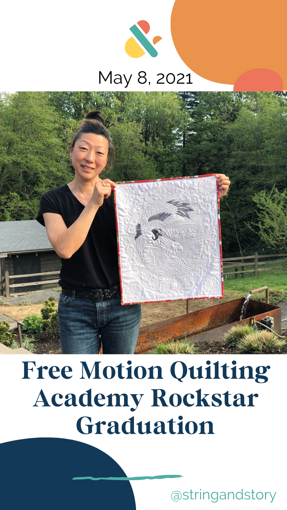 Free Motion Quilting Academy Rockstar Graduation: Spring 2021 — String ...