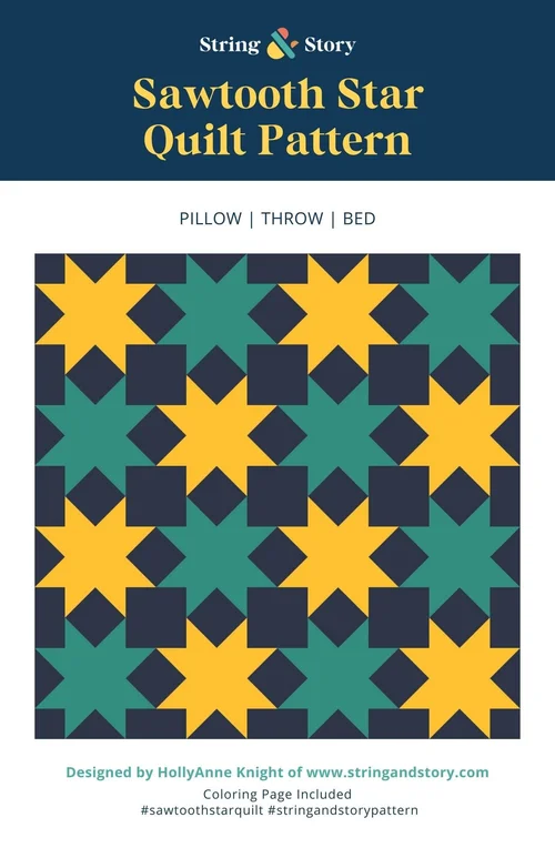 Sawtooth Star Pattern — String & Story