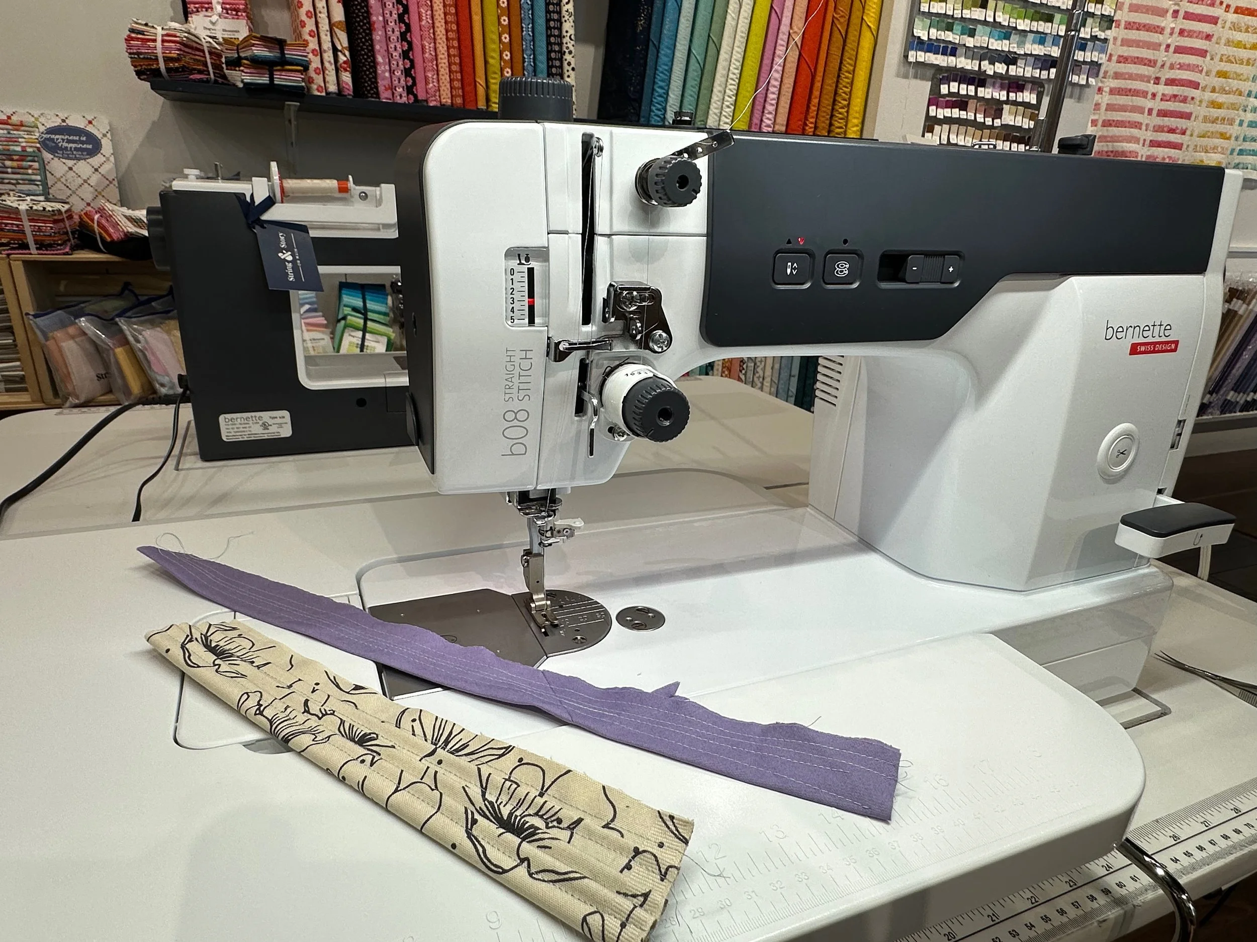 b08 Bernette Straight Stitch Sewing Machine Review — String & Story