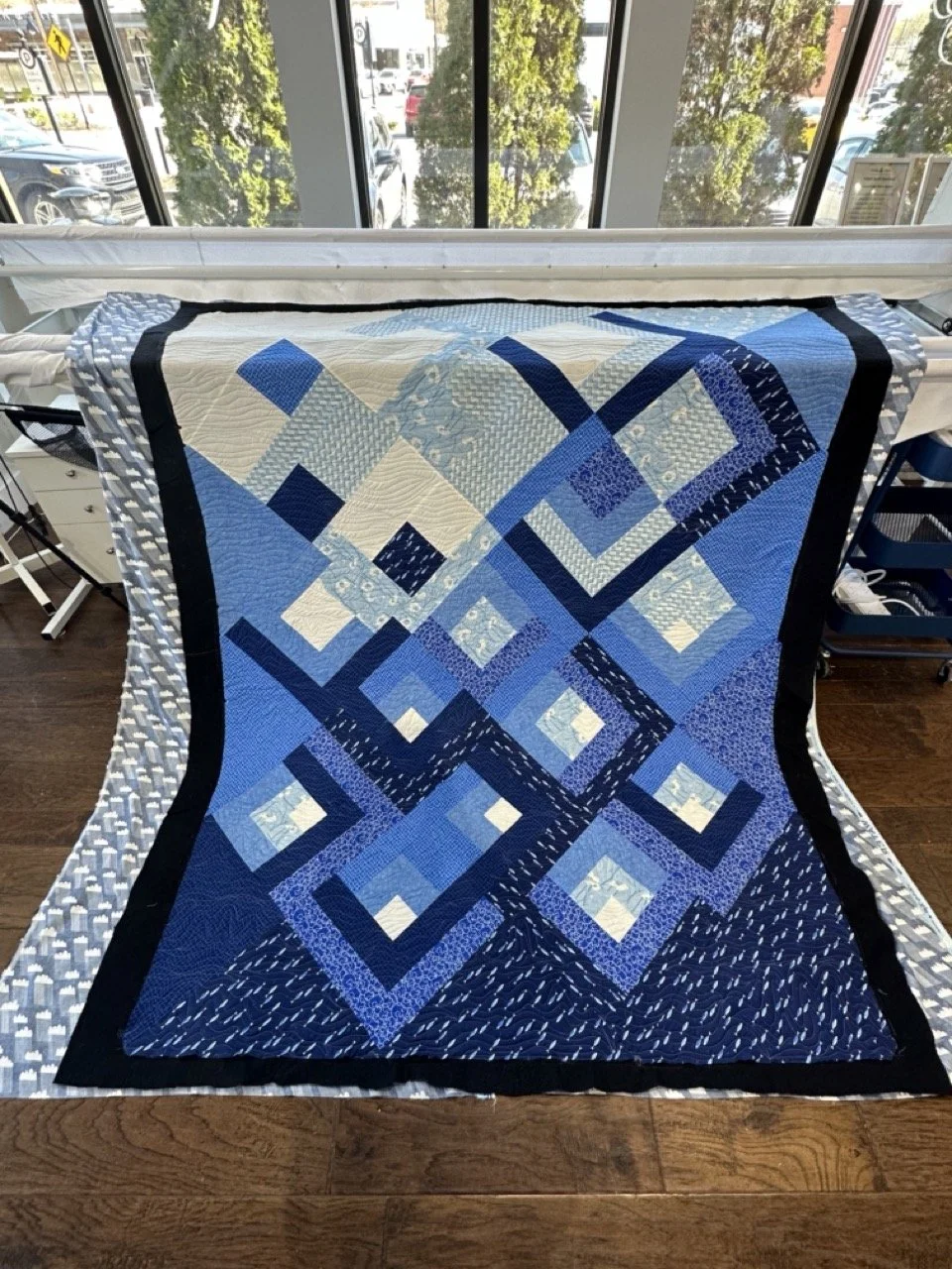 How To Set A Quilt On Point — String & Story