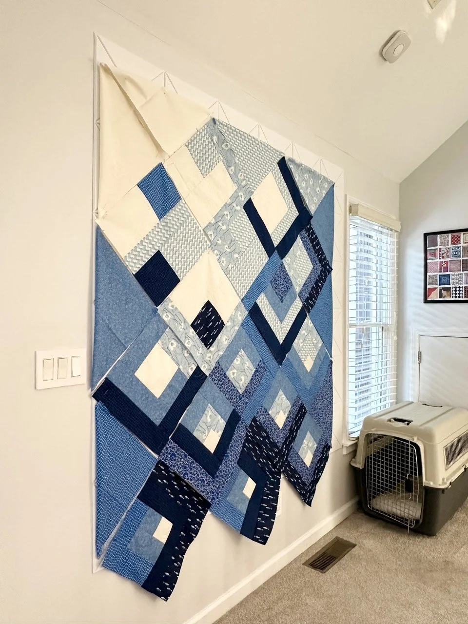 How To Set A Quilt On Point — String & Story