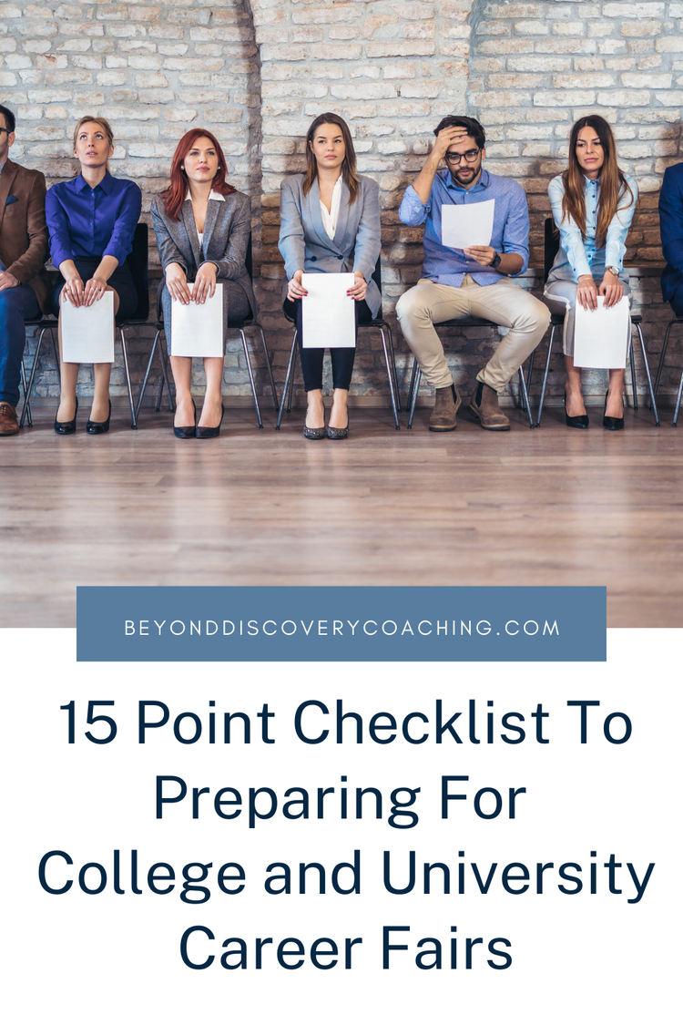 15 Point Checklist To Preparing For College and University Career Fairs ...