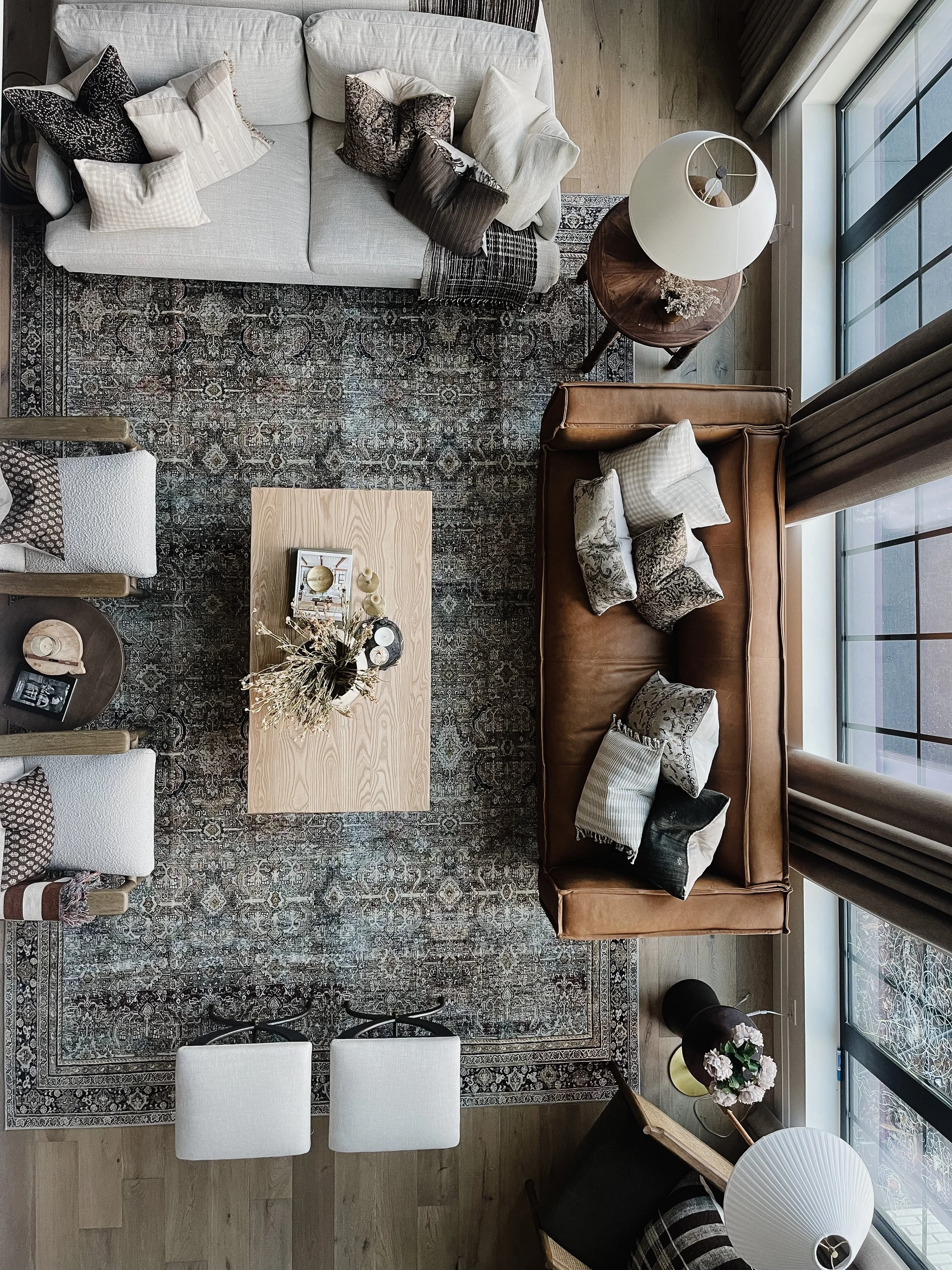 How to: Create a Pillow & Rug Combination that works! — Ryan Haus ...