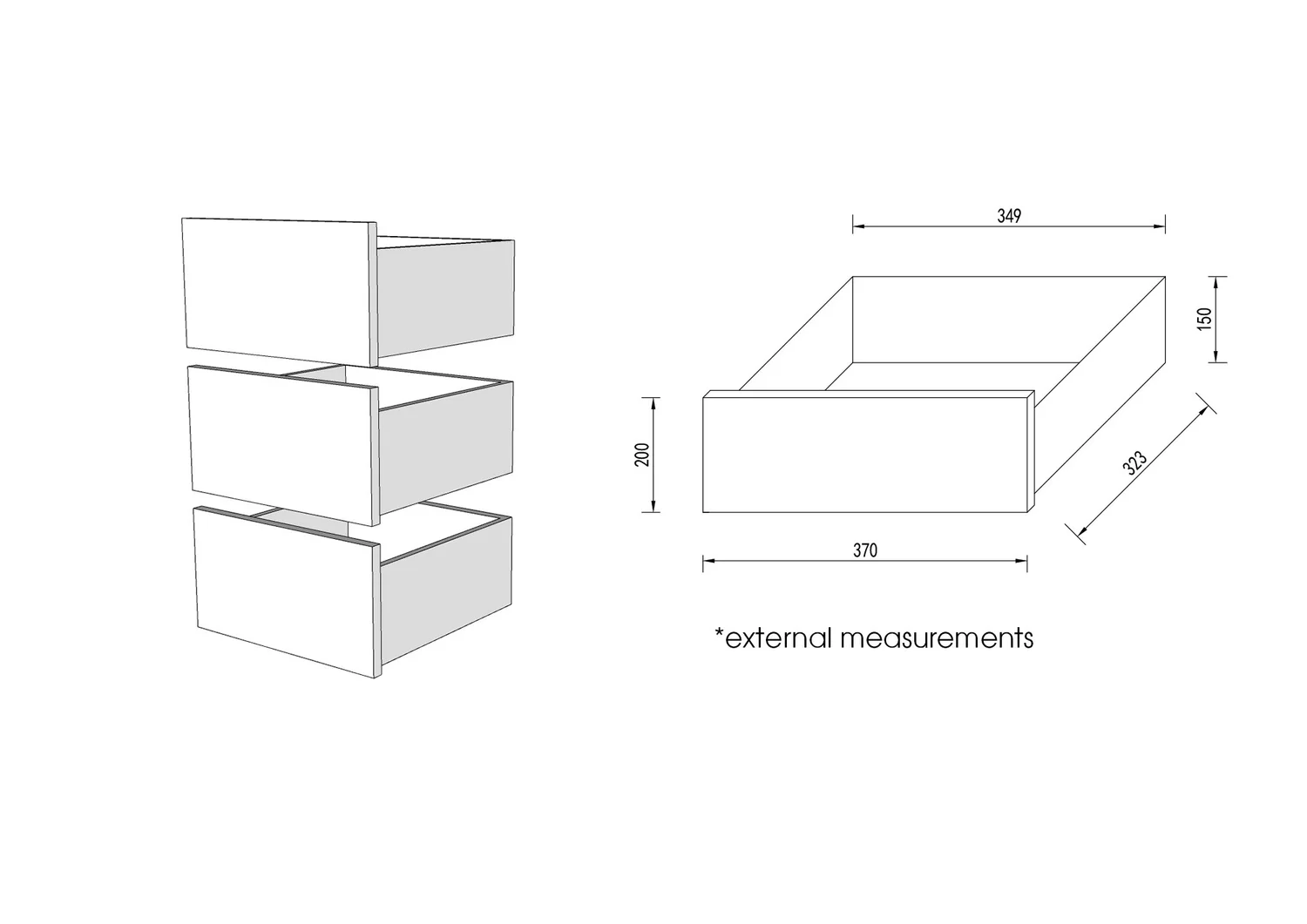 Wallhung Wardrobe Kitset W400-Set D — Cube Studio