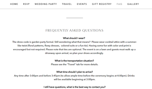 Key Details to Include On Your Wedding Website — MN + WI Wedding ...