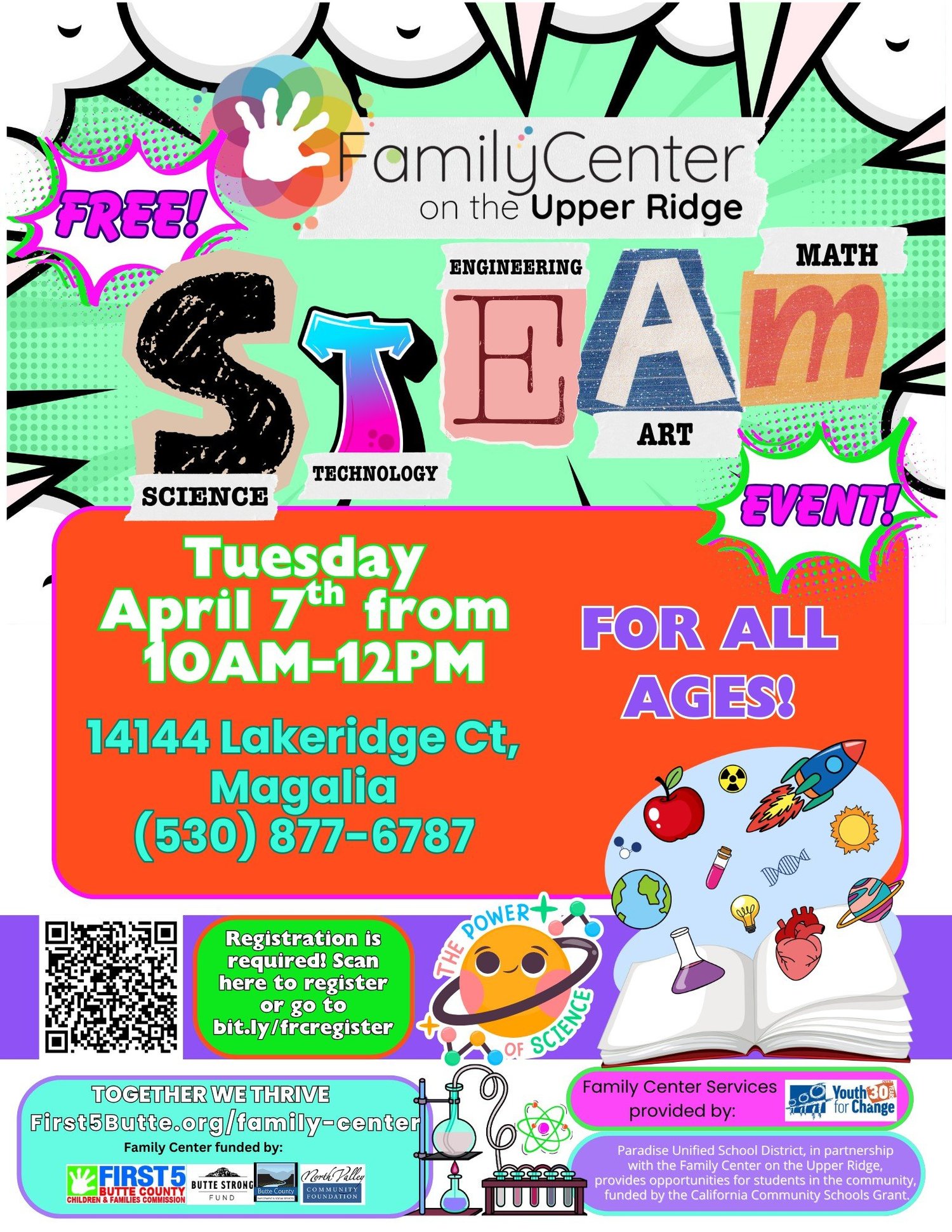 Upper Ridge Family Center STEAM Event - Saturday 4/7 — Youth for Change