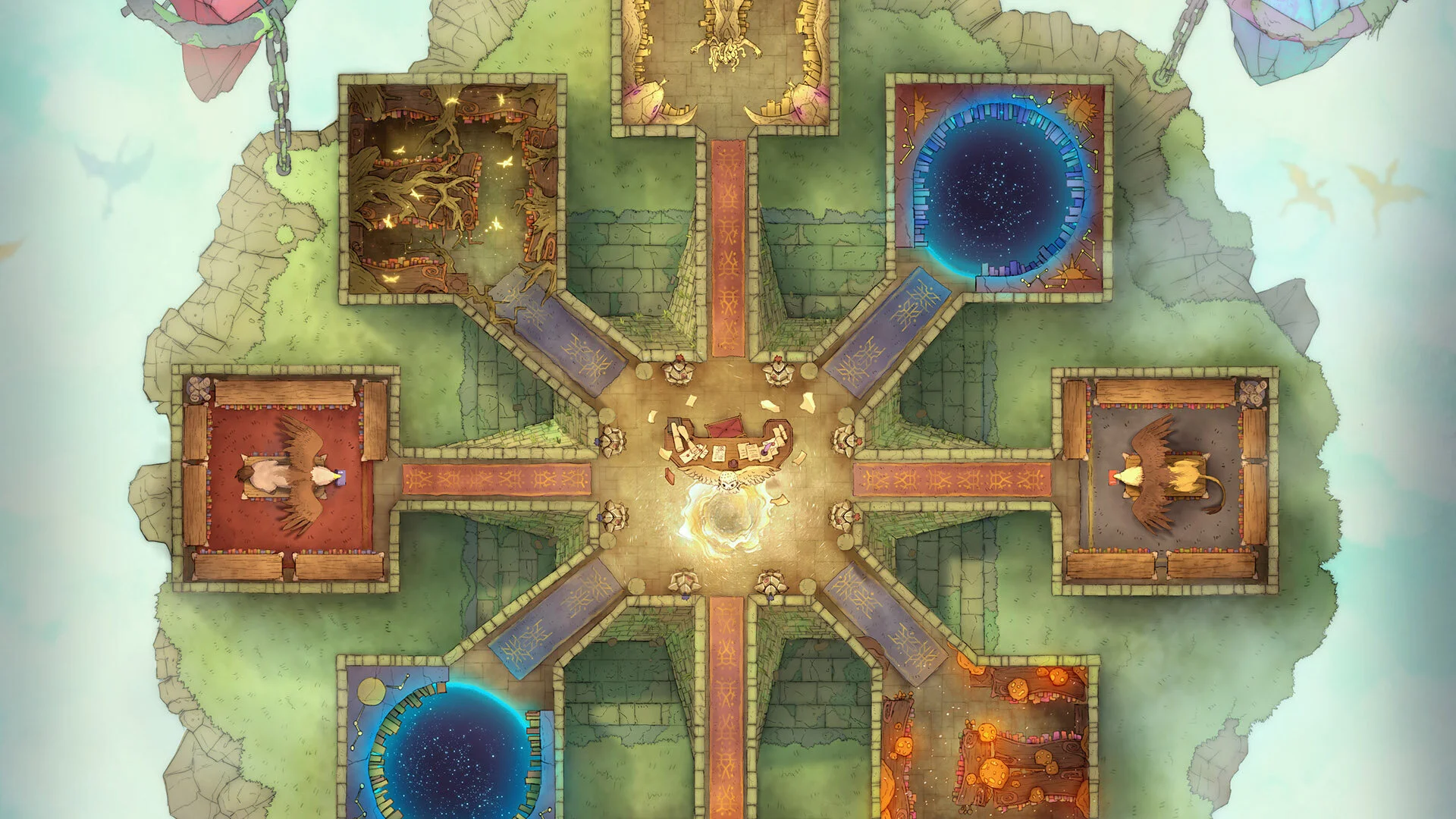 Ancient Wizard Lair — Cze and Peku Maps