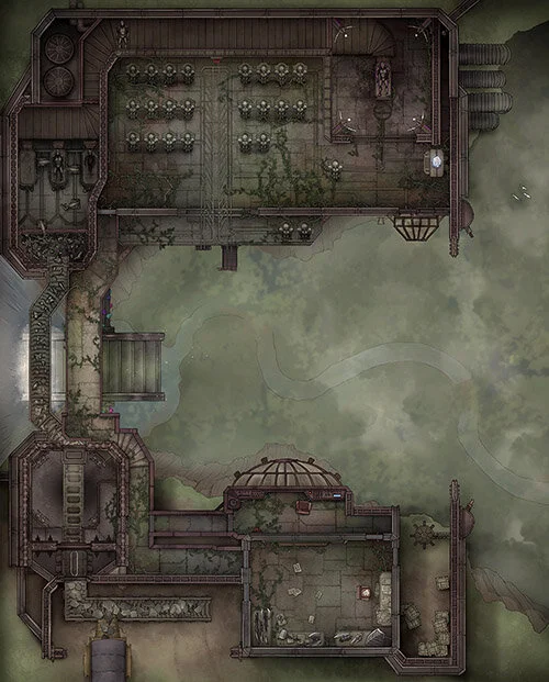 Steampunk Warforged Factory — Czepeku Maps