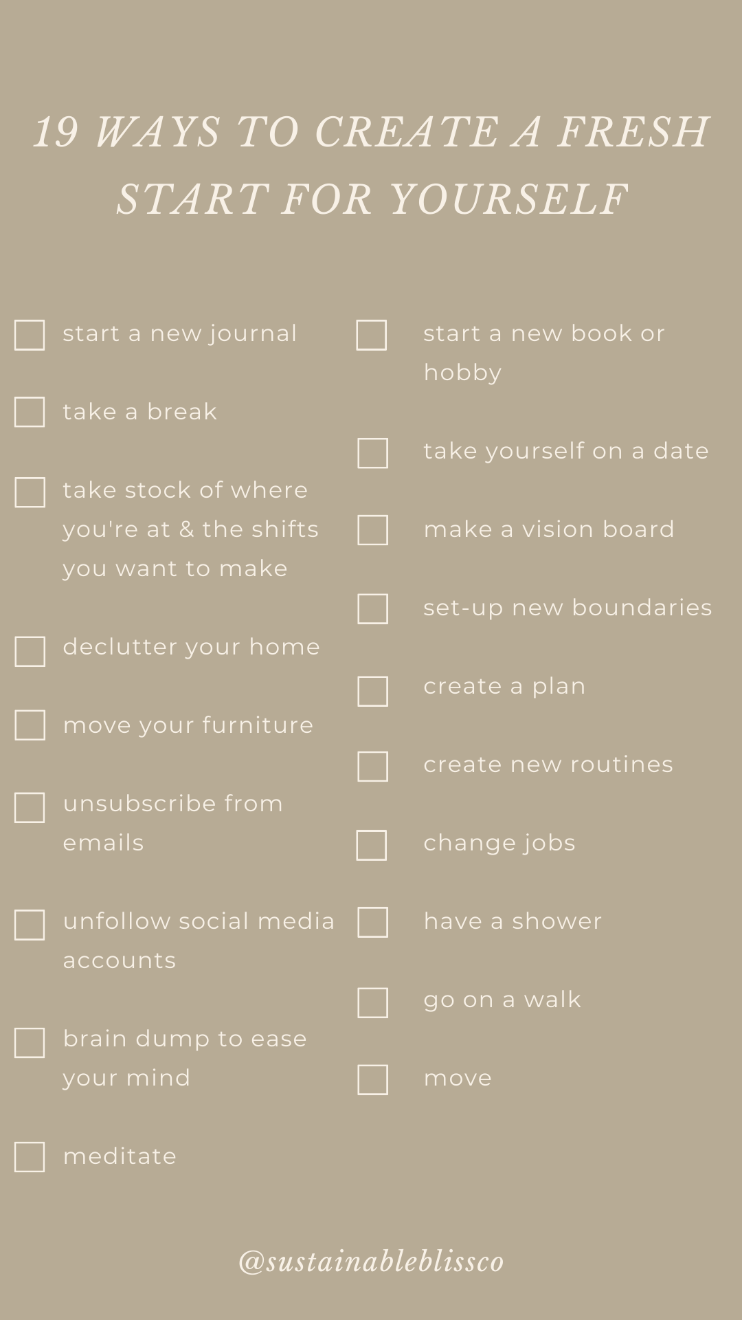 19 Ways To Create A Fresh Start For Yourself (Even If It Isn't The New ...