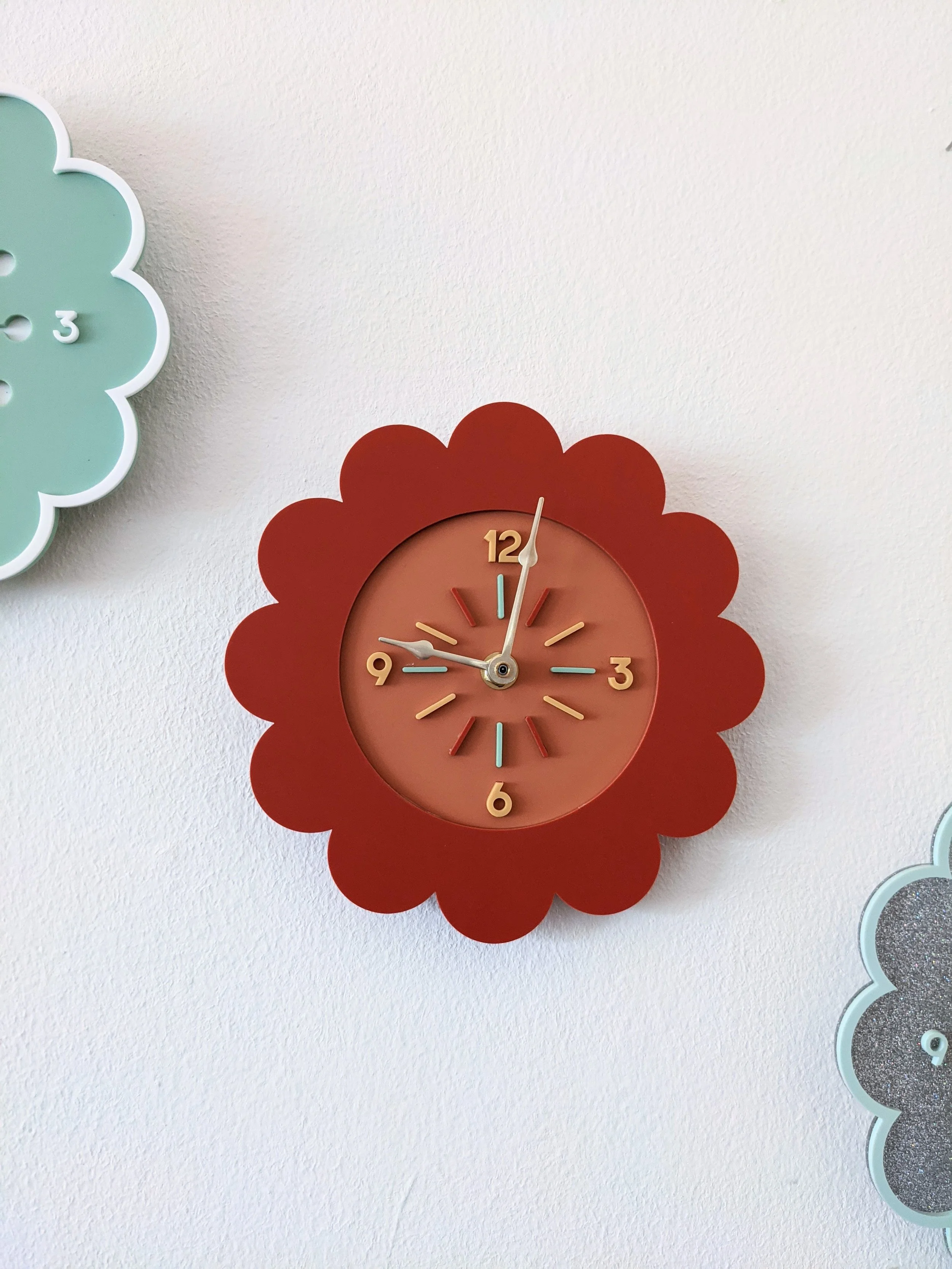 Daisy Clock - Multi Color — Mostly Just Tired