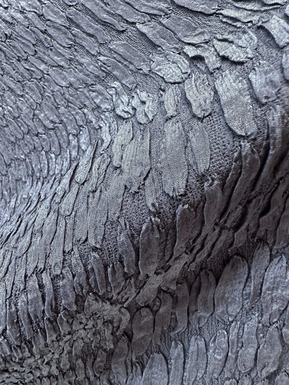 2.5 Yards Midnight Silk Fil A Coupé — L'Etoffe Fabrics Online