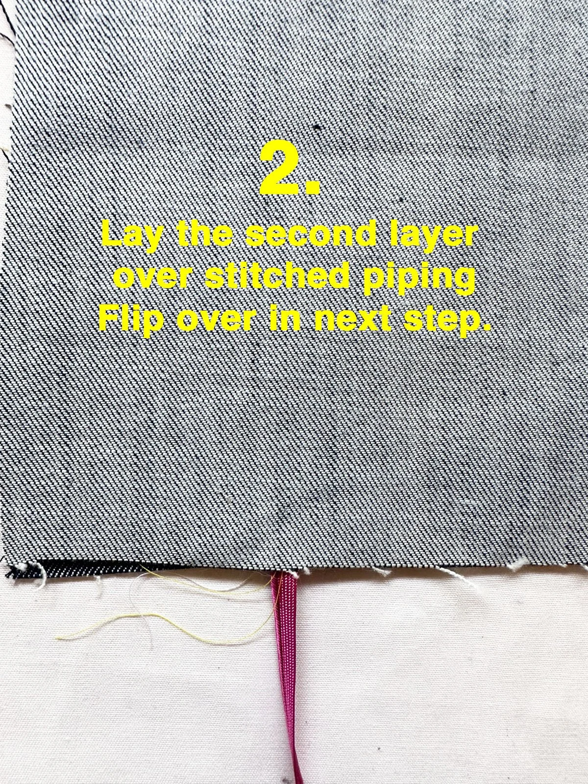 How to Sew Piping In a Garment: Basic Concept and Assembly — L'Etoffe ...