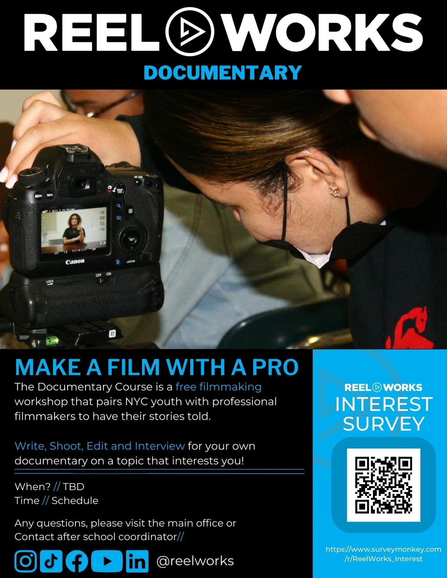 In School & Community Programs in New York | Reel Works — Reel Works