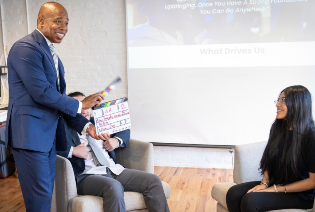 NYC Mayor Eric Adams Visited Reel Works! — Reel Works