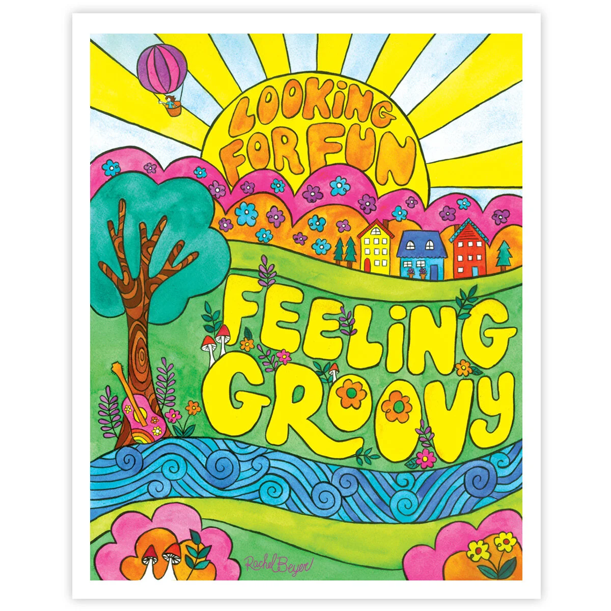 Happy High - Art Print — Rachel Beyer Artist Apothecary