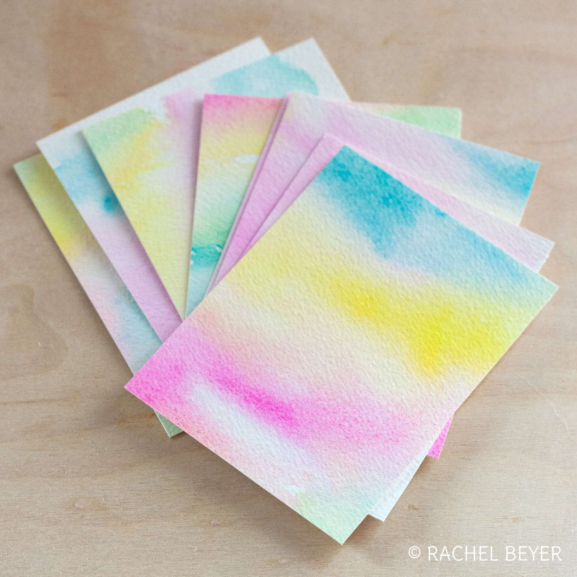 Watercolor Affirmation Cards | Inspire Positivity Today — Rachel Beyer ...