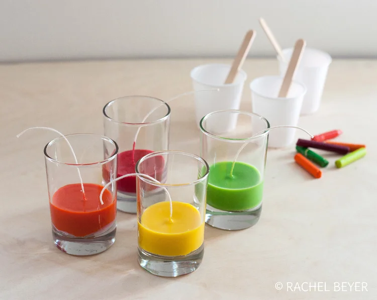Crayon Candles | Create Vibrant Candles - FREE DIY Project — Rachel ...