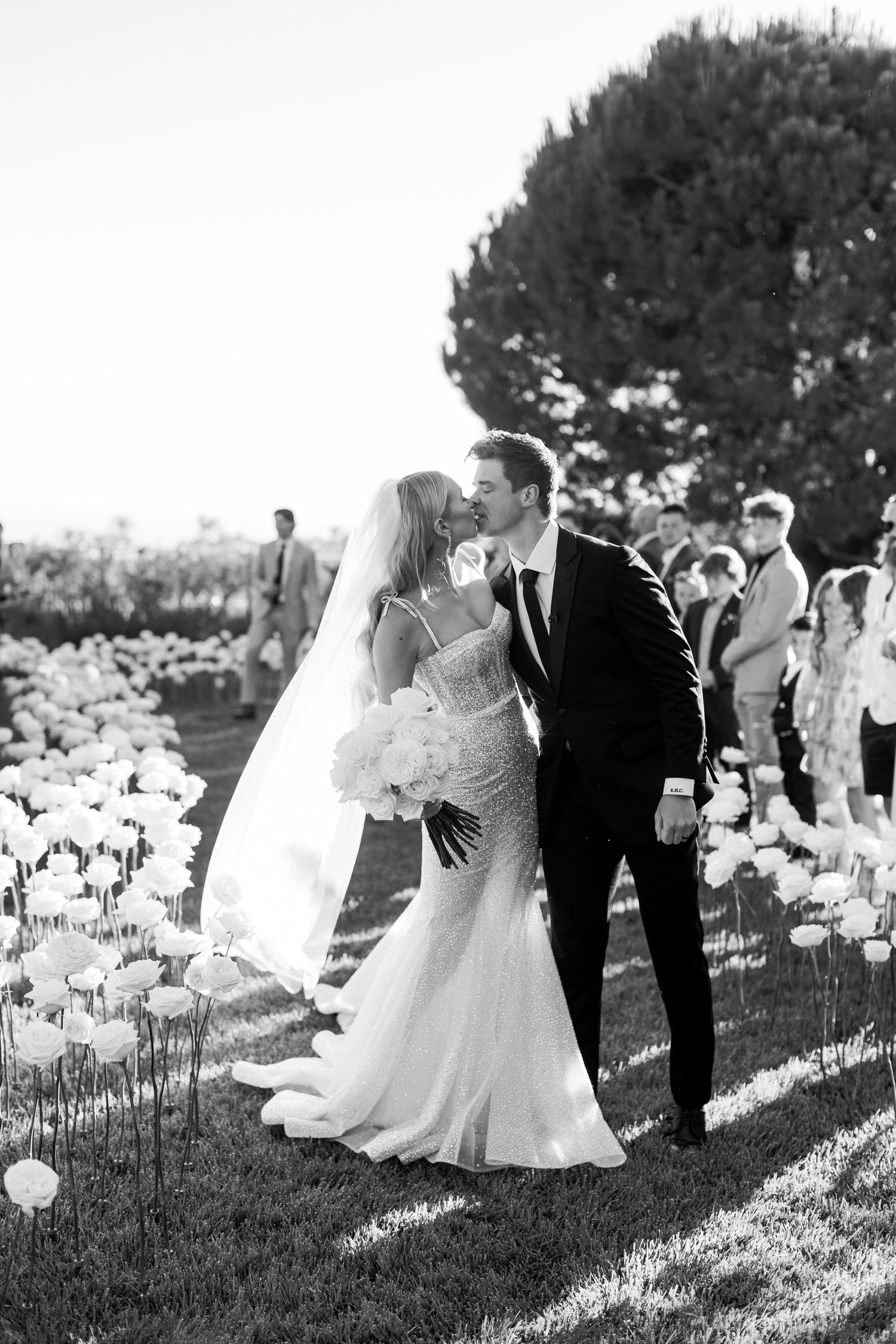 Haley + Eric's Modern Real Wedding | Newport Coast, California — paper ...