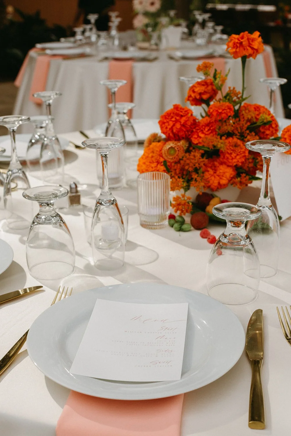 Chelsea + Nick's Vibrant Garden Wedding at Leo Carillo Ranch — paper cliché