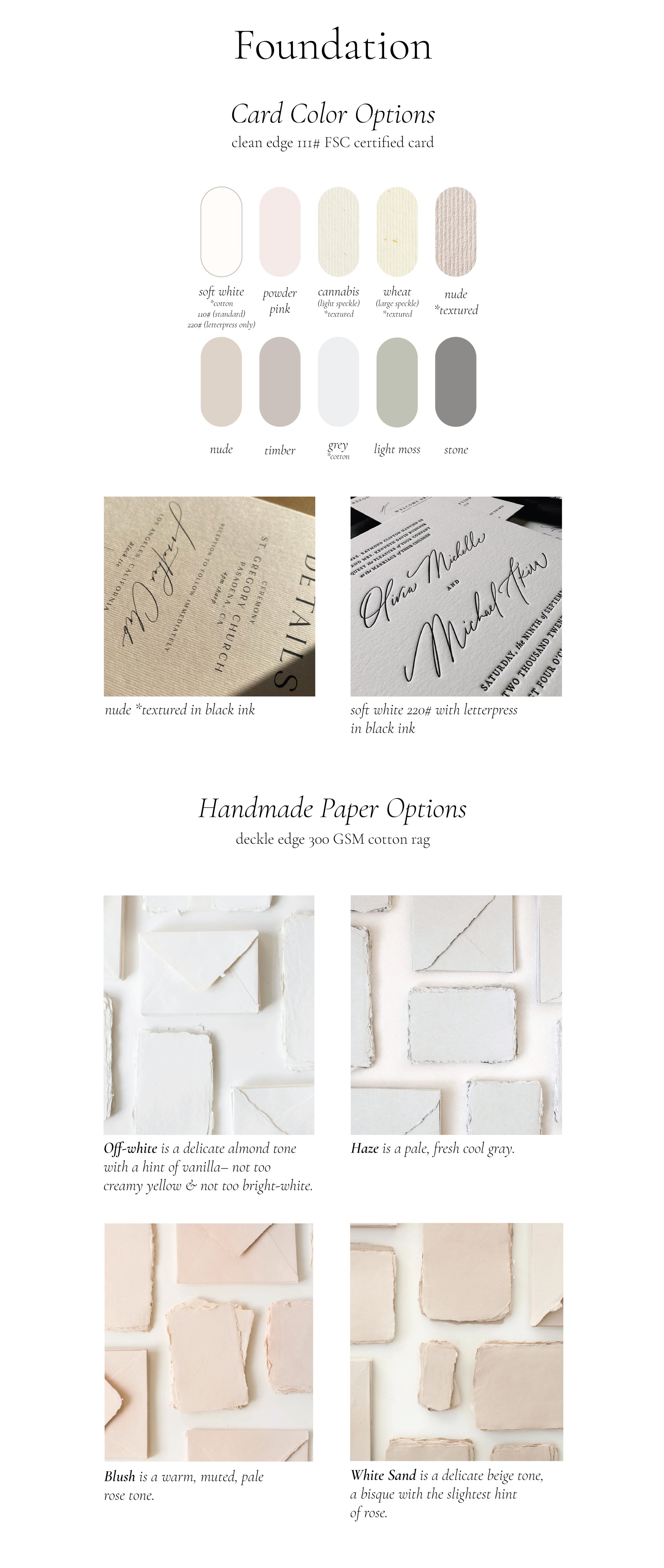 Invitation Collection Designs by Paper Cliché — paper cliché