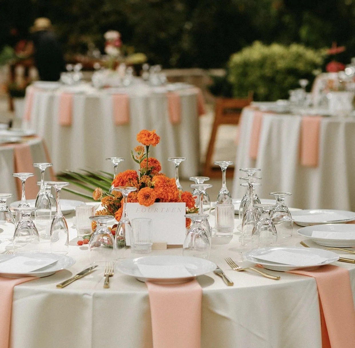 Chelsea + Nick's Vibrant Garden Wedding at Leo Carillo Ranch — paper cliché
