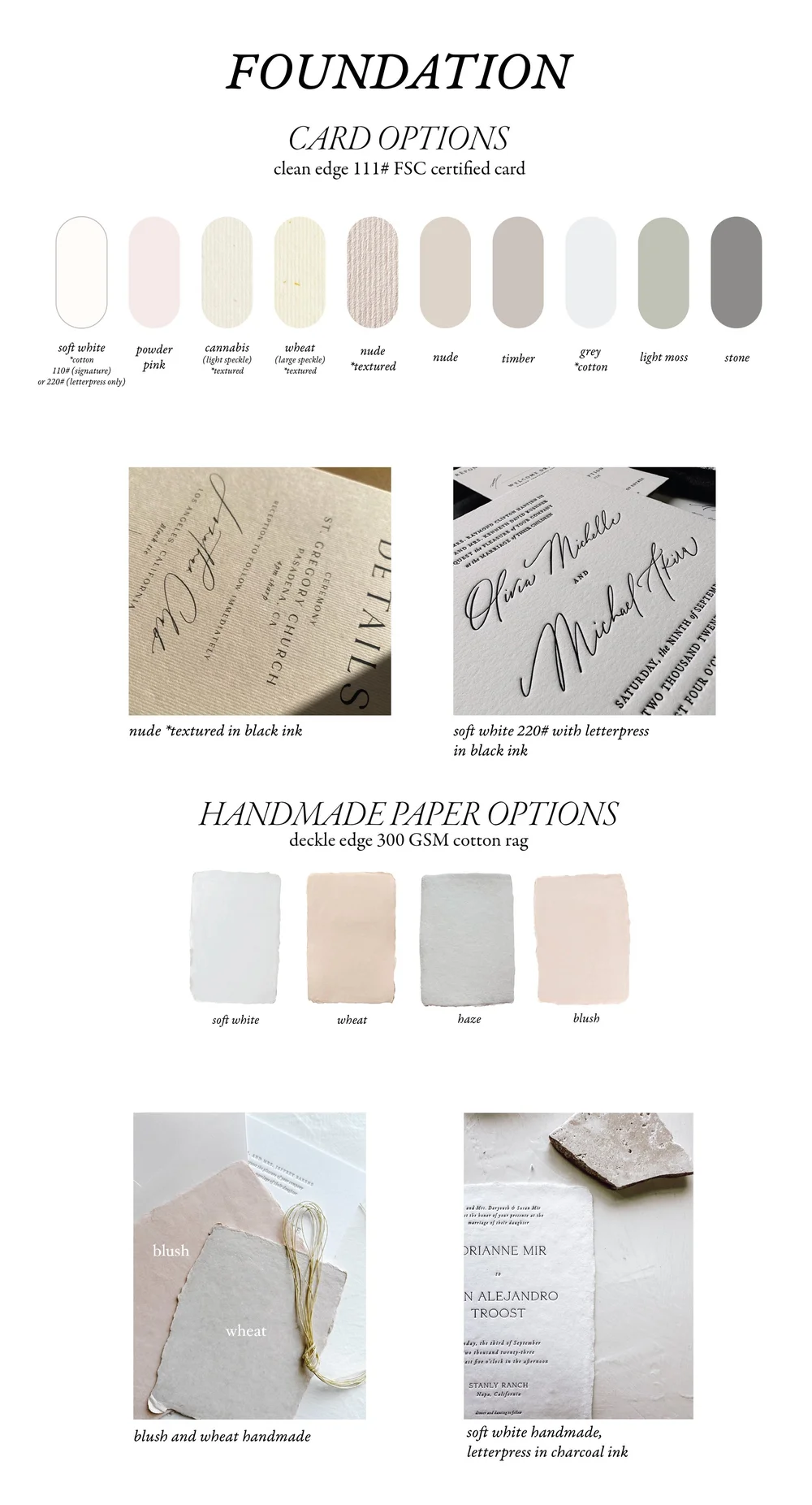 Invitation Collection Designs by Paper Cliché — paper cliché