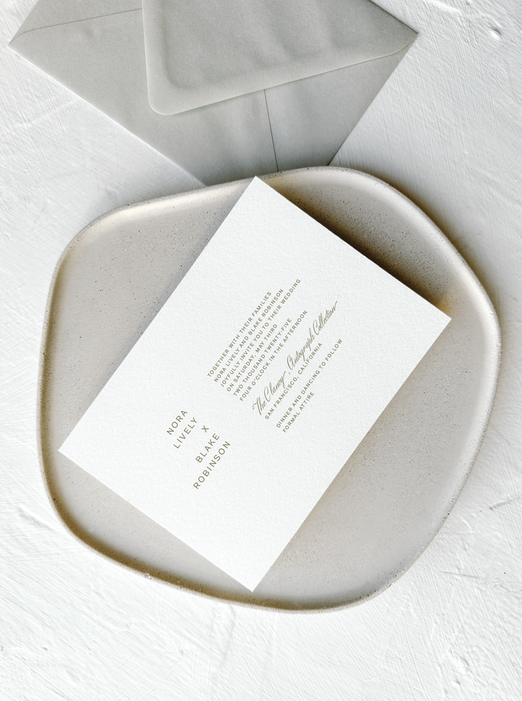 The Nora Collection — paper cliché