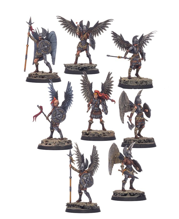 Valkyries Heroine_A (w/great axe) — Shieldwolf Miniatures