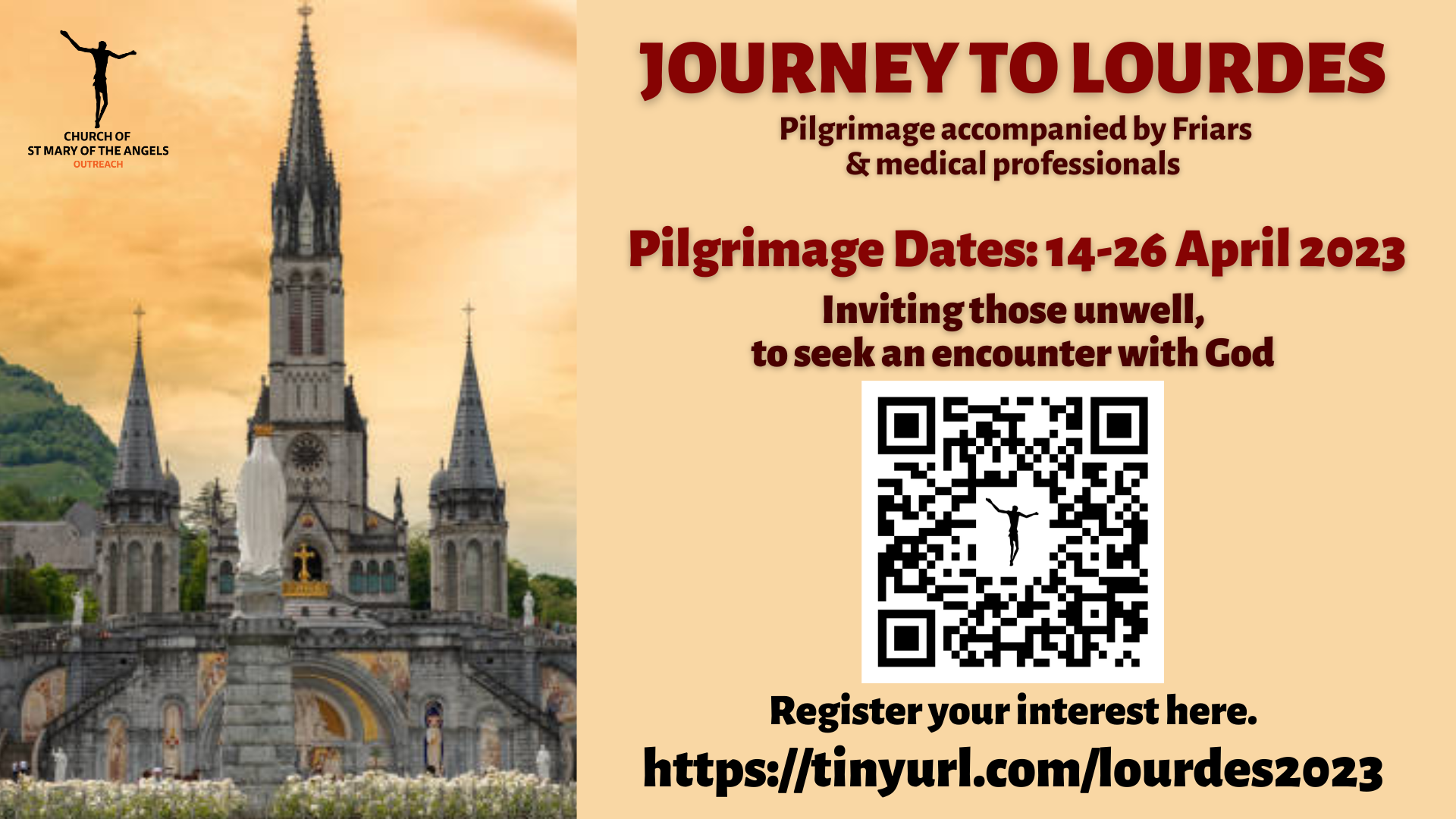 Pilgrimage to Lourdes (14 to 26 April 2023) — Church of St Mary of the Angels, Singapore