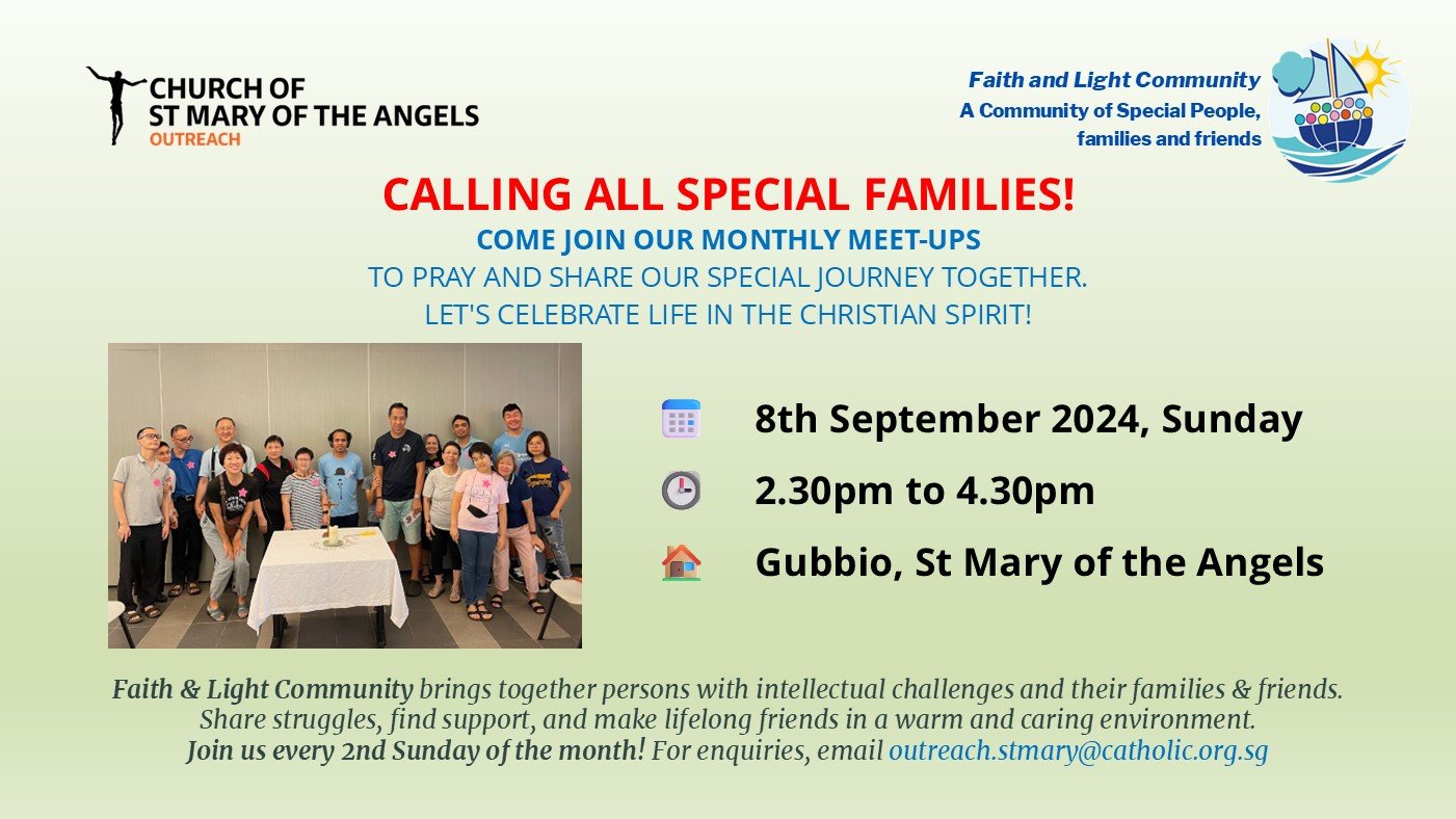 Faith and Light Community Monthly Meet-up — Church of St Mary of the ...