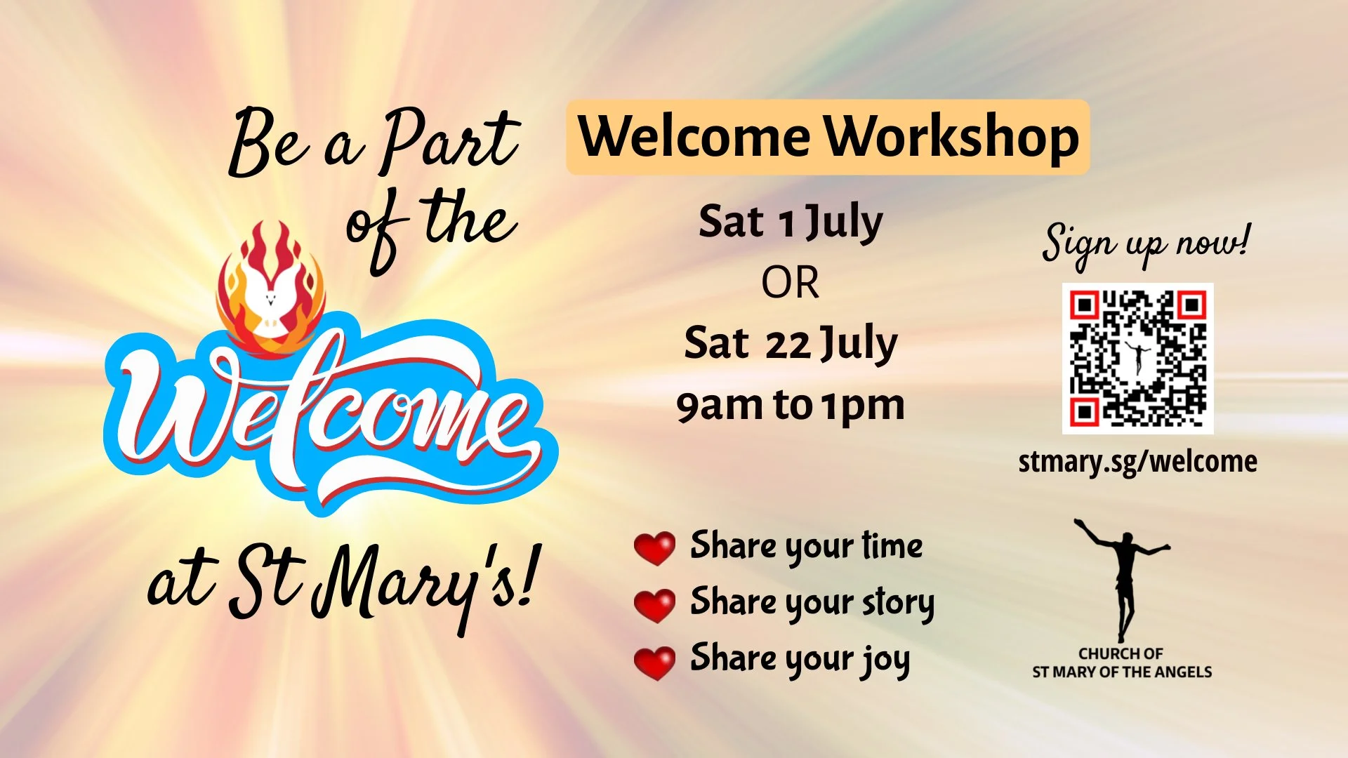 Ministry of Hospitality Welcome Workshop — Church of St Mary of the ...