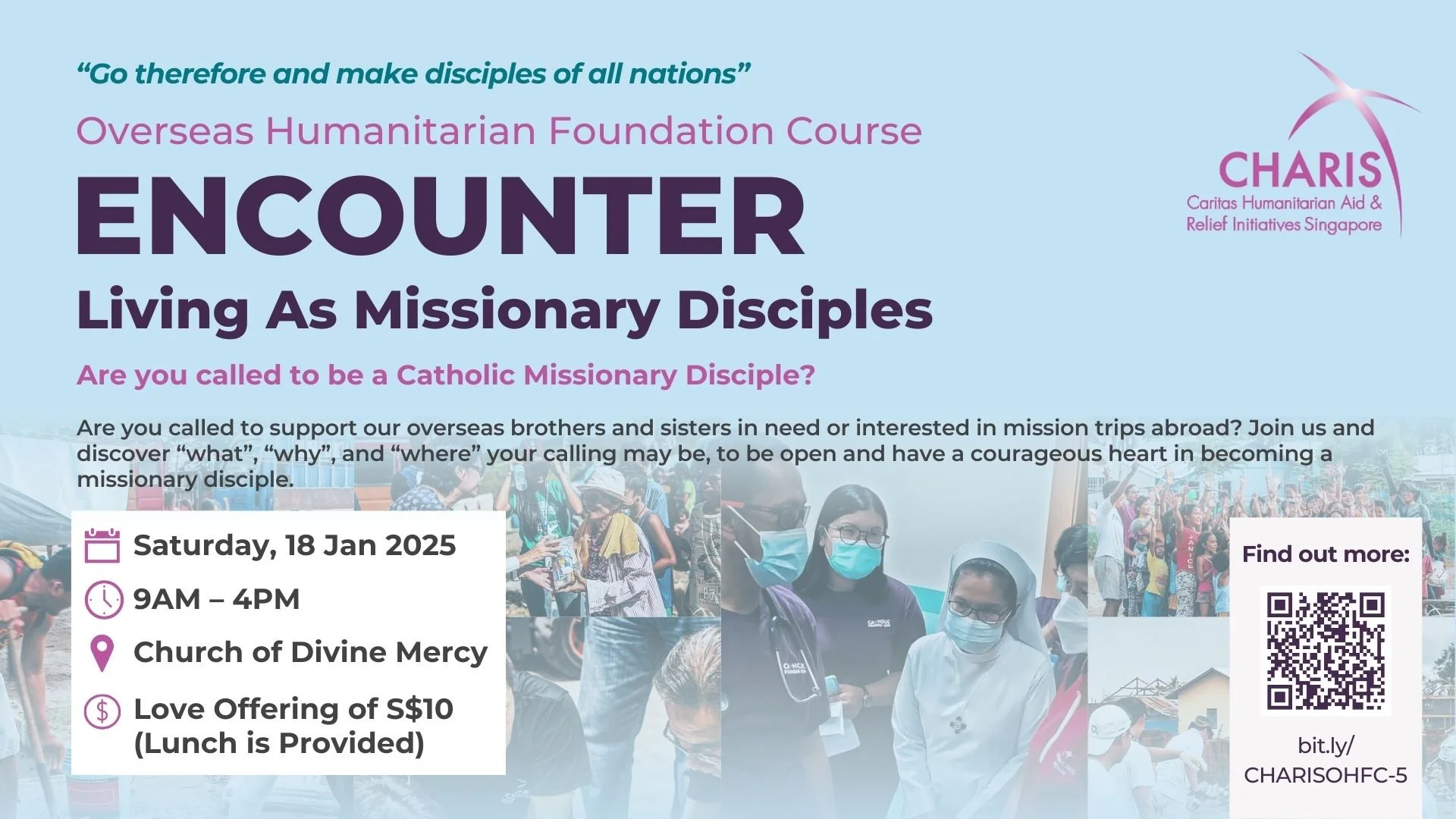 CHARIS Overseas Humanitarian Foundation Course — Church of St Mary of ...